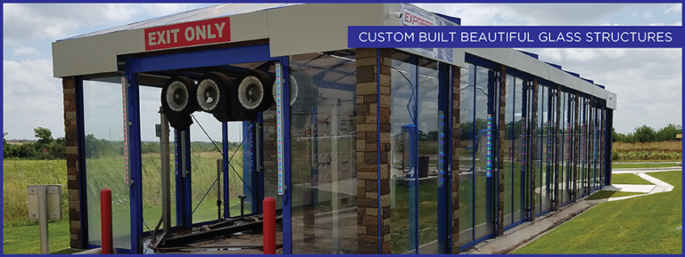 Glass Car Wash Building — New Horizons Car Wash
